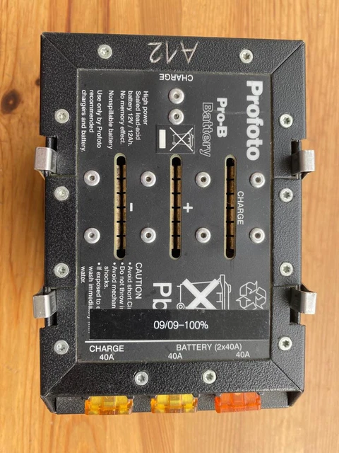 PROFOTO PRO-7B 1200 Akku-Generator Blitzgenerator mit Ladekabel, 2 ...