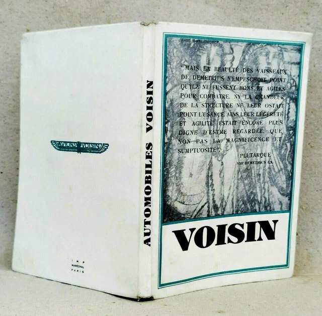 AVIONS VOISIN - Catalogue Automobiles VOISIN 1930 illustré voiture Hamp ...
