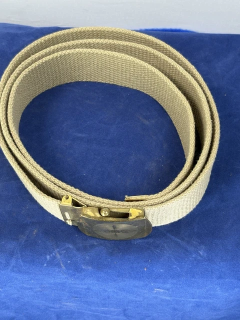 WWII ERA US Army Air Corps Aviation Wing & Propeller Brass Belt – Gold ...