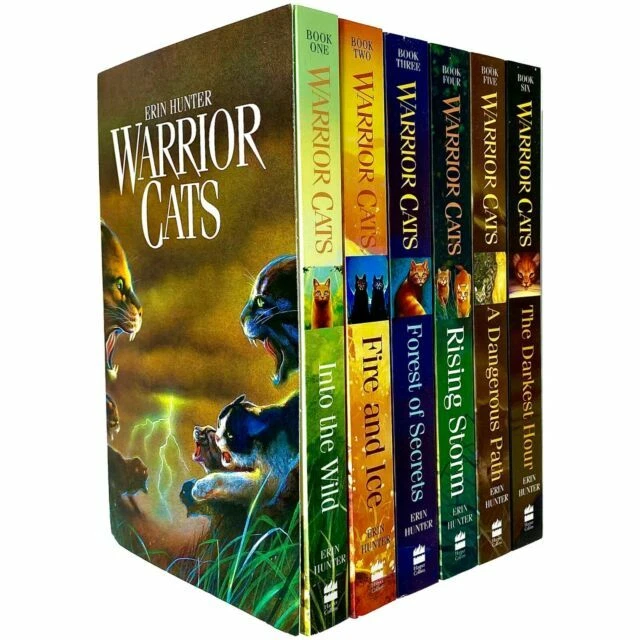 WARRIOR CATS SERIES 1 The Prophecies Begin Collection Erin Hunter 6 ...