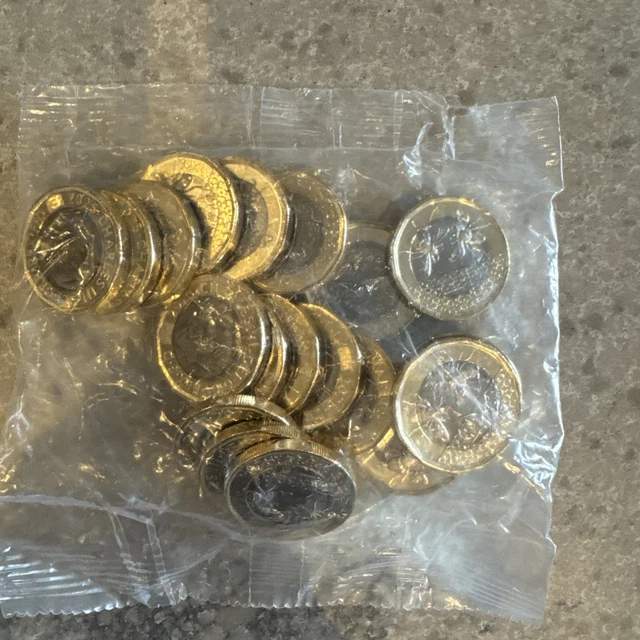 2025 KING CHARLES III Bee One Pound £1 Coin Sealed Bag Of 20 Coins ...