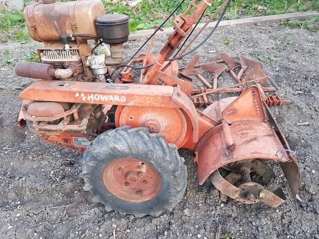 HOWARD 350 ROTAVATOR with Kohler engine Rear Plough Attachments Sold ...