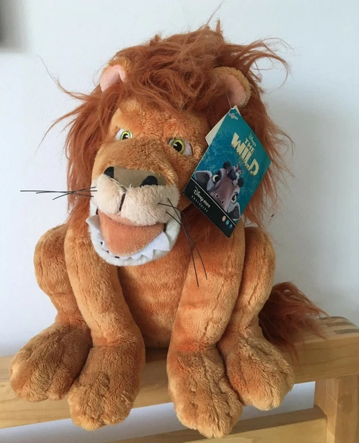 DISNEY STORE THE WILD 2006 Samson Lion Soft Plush Toy Approx 11 ...