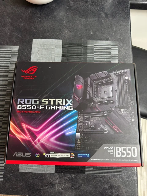 ASUS ROG STRIX B550-E GAMING WiFi DDR4 ATX Motherboard £154.99 ...