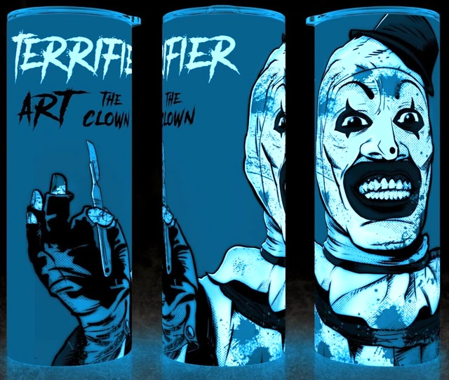 GLOW IN THE Dark Terrifier Art The Clown Cup Mug Tumbler 20oz £17.02 ...