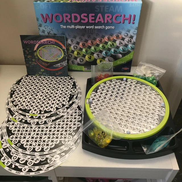 WORDSEARCH MULTI-PLAYER WORD Search Board Game Drummond Park Complete £ ...