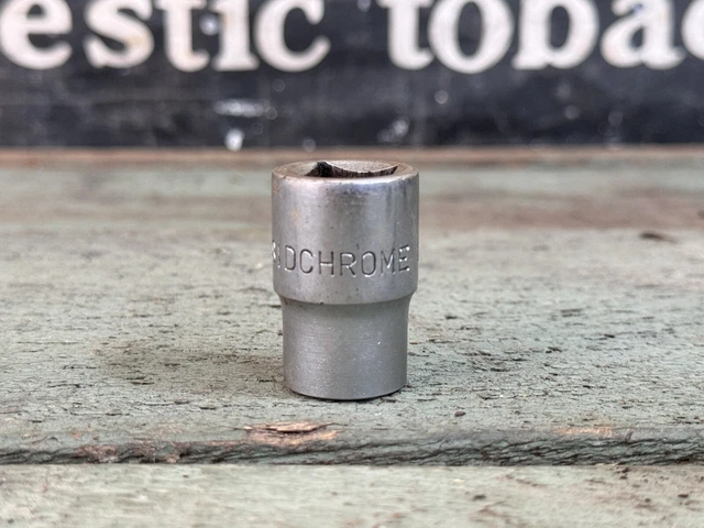 VINTAGE SIDCHROME 13MM 1/2"dr Socket Pre-Series Made in Australia #DC2 ...