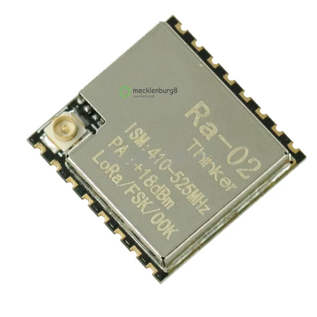 433M LORA RA-02 Wireless Transceiver Module SX1278 IPEX Socket Smart ...