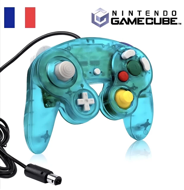 MANETTE POUR CONSOLE Nintendo Gamecube Filaire Rétro Gaming NGC Jeux ...