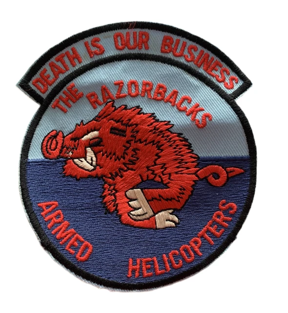 U.S. ARMY VIETNAM War RAZORBACKS Armed Helicopters DEATH IS OUR ...