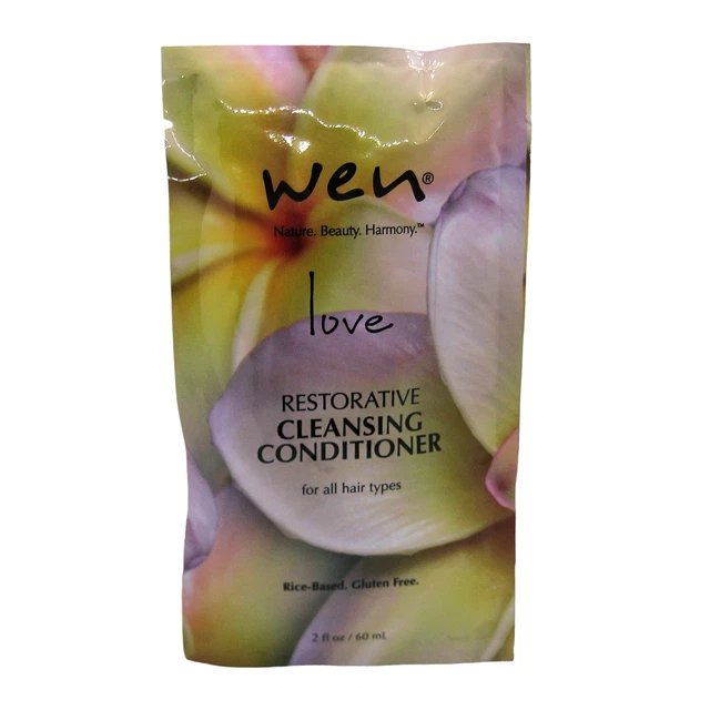 WEN BY CHAZ Dean LOVE Restorative CLEANSING CONDITIONER 2oz PACKET NEW ...