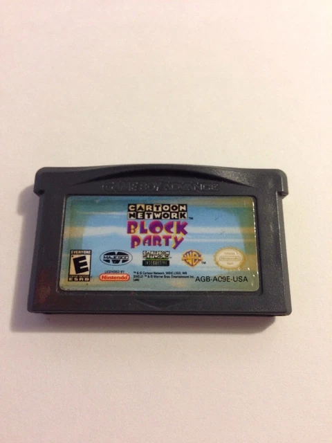 CARTOON NETWORK BLOCK Party (Nintendo Game Boy Advance, 2004) Cart Only ...