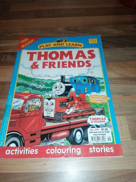 THOMAS AND FRIENDS Magazine Comic No 019 Dated 20th September 2000 £10. ...