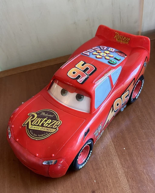 DISNEY PIXAR CARS Programmable Fast Talkin Lightning McQueen Working ...