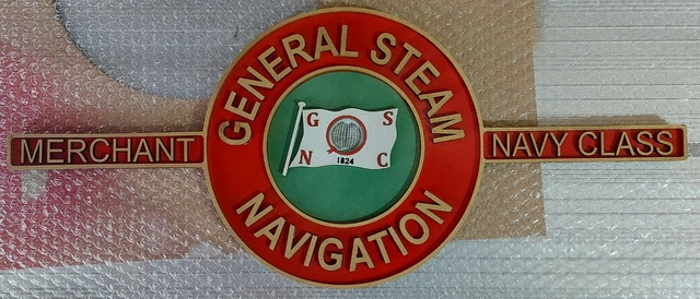 REPLICA CLASS 40 Scale Nameplate 'General Steam Navigation' £54.50 ...
