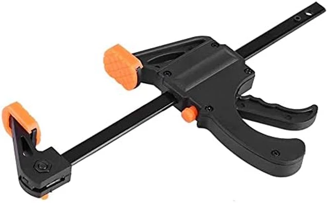 4 PCS F Clamp Clip Bar Grip Quick Ratchet Release Squeeze Clamps Tools ...