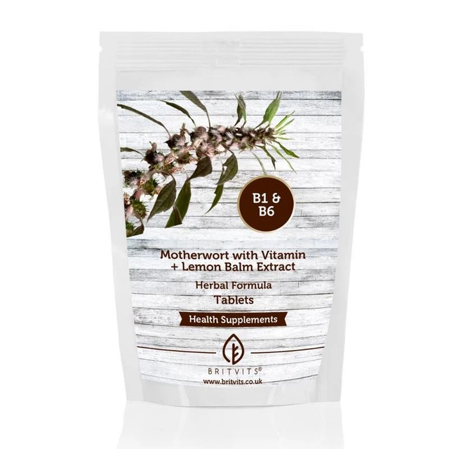 MOTHERWORT WITH VITAMIN B1 & B6 Lemon Balm Extract x30 Tablets £5.88 ...