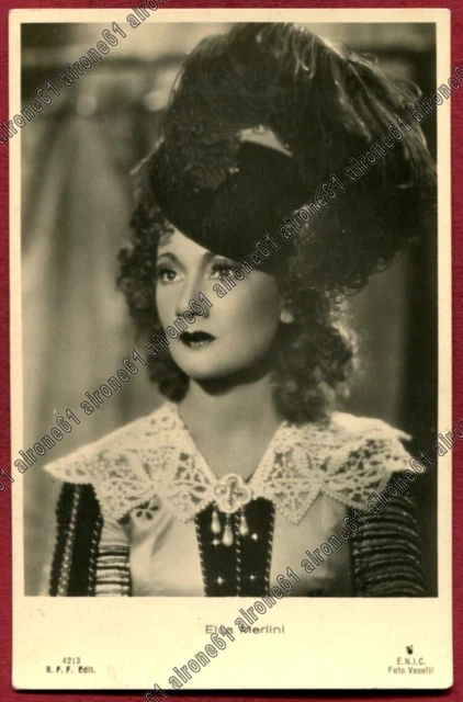 ELSA MERLINI 10 TRIESTE - ATTRICE ACTRESS ACTRICE CINEMA MOVIE real ph ...