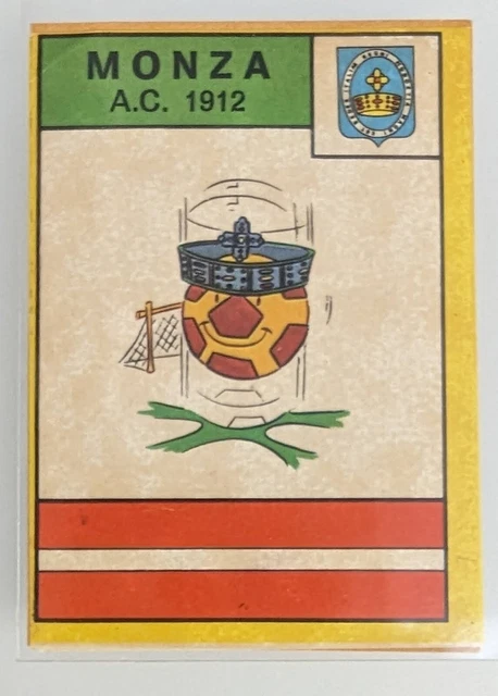 1968/69 BADGE SCUDETTO MONZA Footballers PANINI 1968/69 Sticker Figure ...