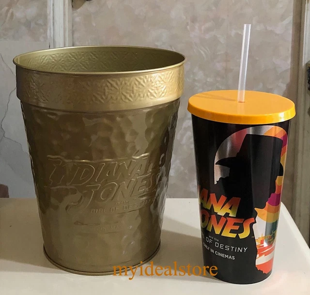INDIANA JONES AND the Dial of Destiny movie Popcorn BUCKET Tin Tub 130 ...