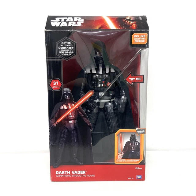 DISNEY STAR WARS Darth Vader Animatronic Interactive Figure With Sounds ...