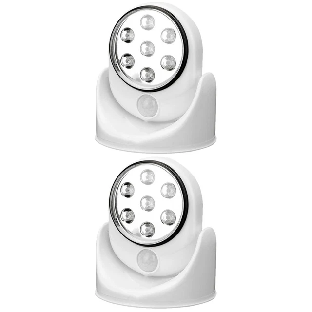 2 PACK CORRIDOR Light LED Garden Lights Inactivity Sensor PIR Motion £ ...
