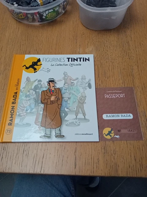 FIGURINE TINTIN COLLECTION officielle livret et passeport EUR 1,00 ...