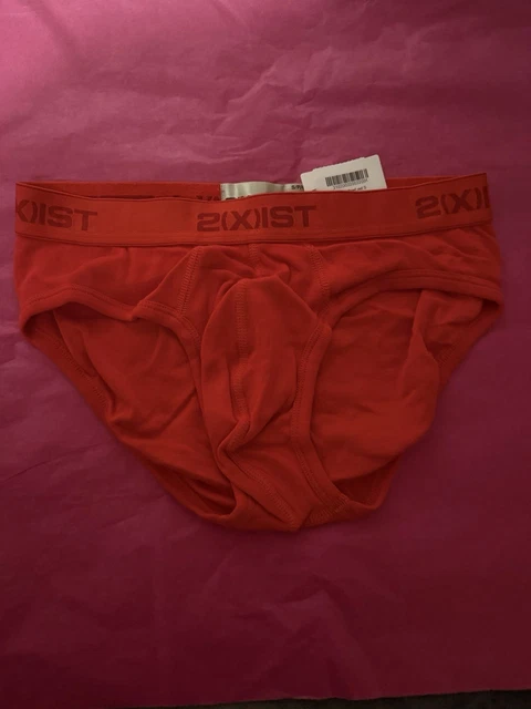 2(X)IST ESSENTIALS RED Brief Large 100% Cotton £7.00 - PicClick UK