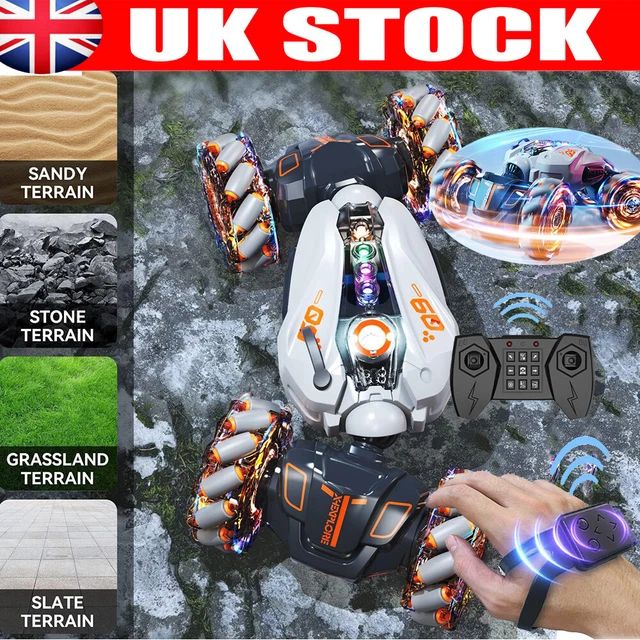4WD RC STUNT Car 360° Hand Gesture Sensing Off-Road Car Gift Remote ...