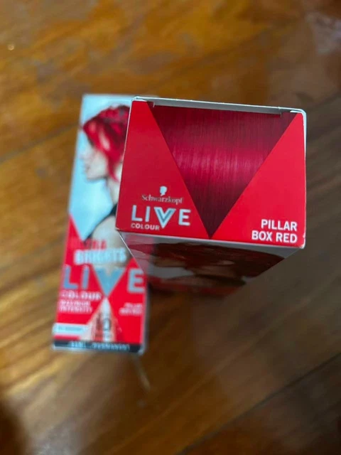SCHWARZKOPF LIVE COLOUR Pillar Box Red Semi Permanent 75ml X2 $14.99 ...
