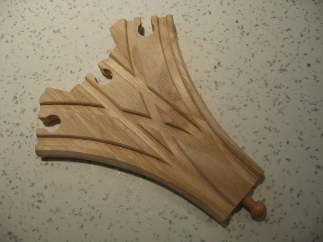 THREE WAY POINT / Junction Wooden Train Track ( For Thomas 3 ) NEW ...