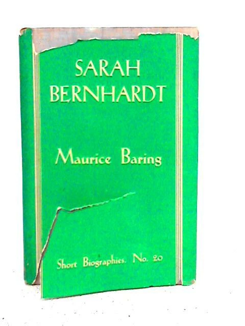 SARAH BERNHARDT (M. Baring - 1938) (ID:88948) EUR 7,20 - PicClick IT