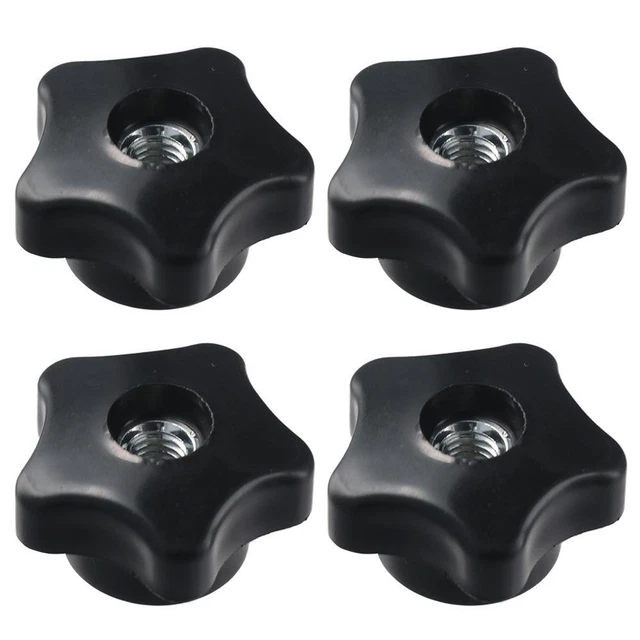 4PCS 3/8&-16 THRU Hole Knob T-Track Knobs for Saw, Lathe, Fixed Length ...