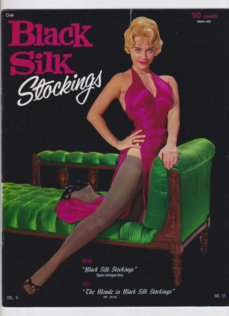 BLACK SILK STOCKINGS Vintage Magazine Vol II No 15 $64.97 - PicClick