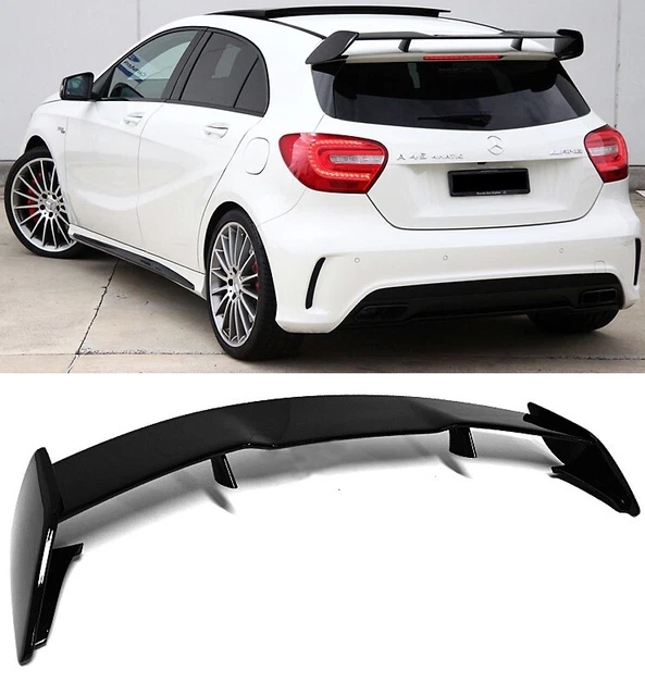 MERCEDES BENZ A-CLASS W176 2013-2018 Roof Spoiler Wing Gloss Black Amg ...