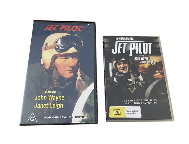 JOHN WAYNE JET Pilot VHS Tape & DVD John Wayne Janet Leigh Excellent ...