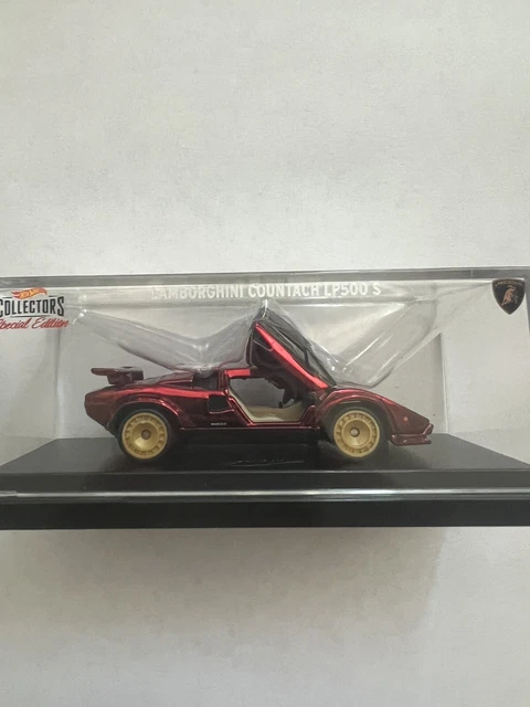 HOT WHEELS RLC #412 82 Lamborghini Countach LP500 S Red 12500 EUR 117 ...