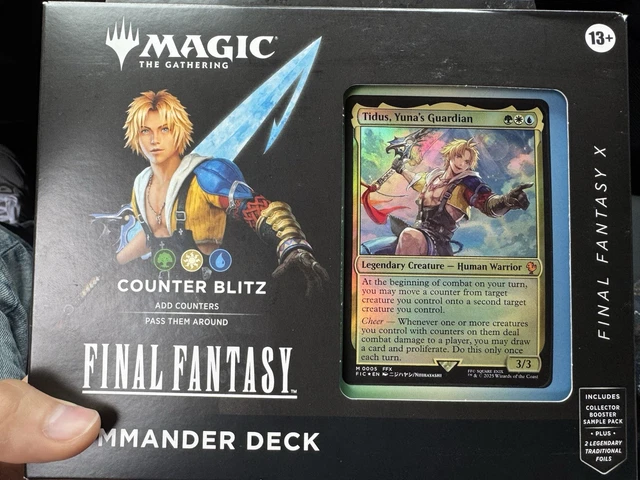 MAGIC: THE GATHERING Final Fantasy X Commander Deck Counter Blitz Tidus ...