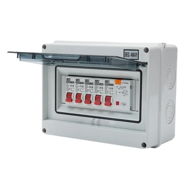 FUSE BOX CONSUMER Unit Garage Shed RCD Shed Van Caravan Consumer Unit ...