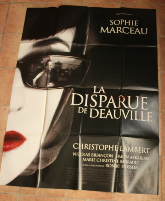 LA DISPARUE DE Deauville - Sophie Marceau, cinema poster 120 x 160 £10. ...