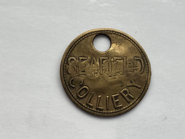ORIGINAL SEAFIELD COLLIERY Pit Check Token Tally £12.50 - PicClick UK
