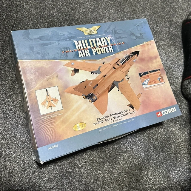 NEW CORGI AA33602 1:72 Scale Panavia Tornado GR.1 ZA465 Gulf War ...