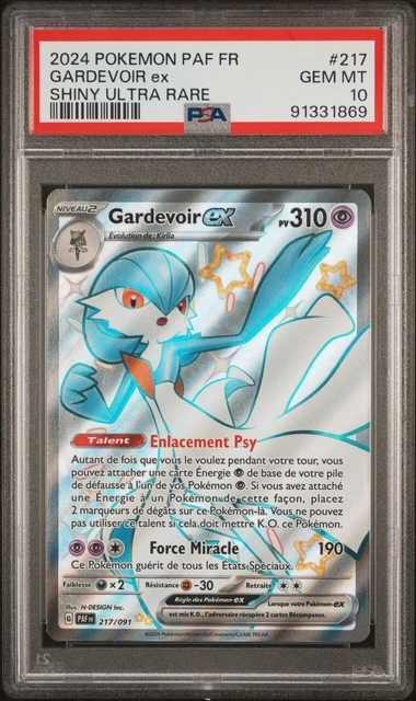 CARTE POKÉMON : Gardevoir Ex 217/091 - Psa 10 - Destinees De Paldea EUR ...