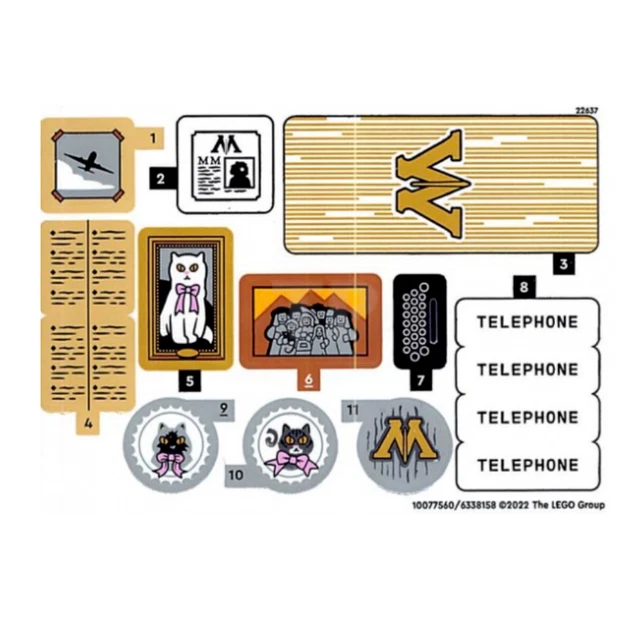 LEGO AUFKLEBER / Sticker Bogen für Set 76403 Harry Potter EUR 5,50 - PicClick DE