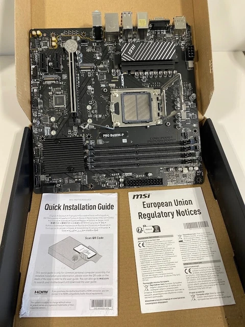 MSI PRO B650M-P ProSeries Motherboard (AMD Ryzen 9000/8000/7000 Series ...