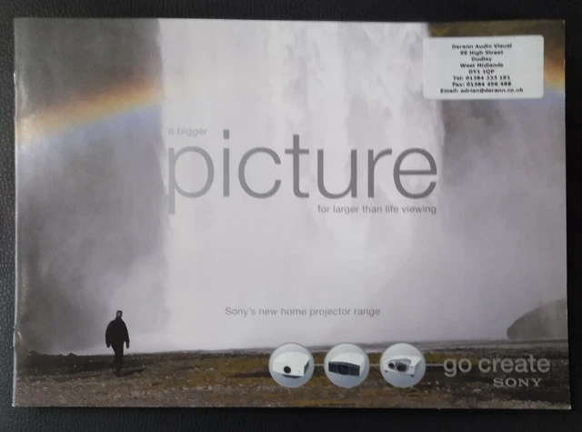 SONY 2002 HOME Projector Magazine Product Range Guide Catalogue ...