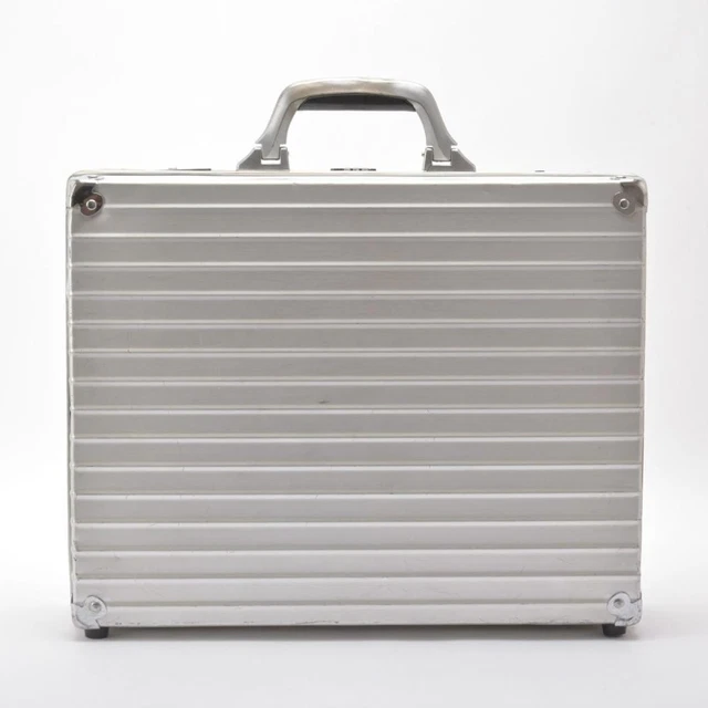 RIMOWA SILVER ATTACHE Case 907.12 Aluminum Hard Shell Briefcase $614.21 ...
