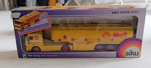 CAMION MERCEDES BENZ Citerne Shell Réf 3511 Siku Super Serie 1/55 EUR ...
