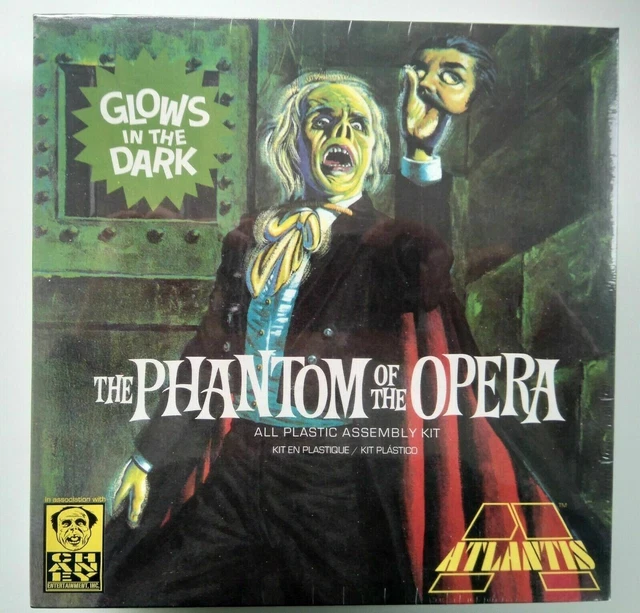 ATLANTIS PHANTOM OF THE OPERA FIGURE 1/8 MODEL KIT #A451 Glow-in-the ...