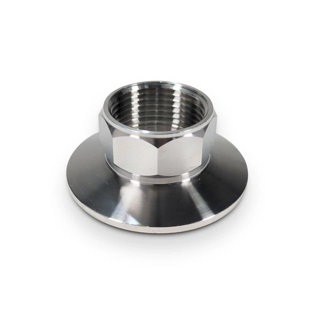 TRI CLAMP 2& to BSP Male Female Adapter 1/2 & 1 inch TC Stainless Pipe ...